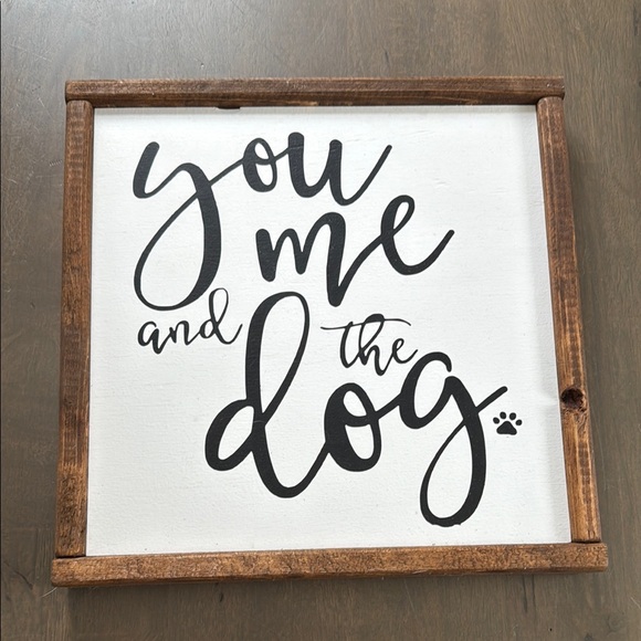 Accents | Rustic Wooden Framed Dog Quote Wall Art | Poshmark